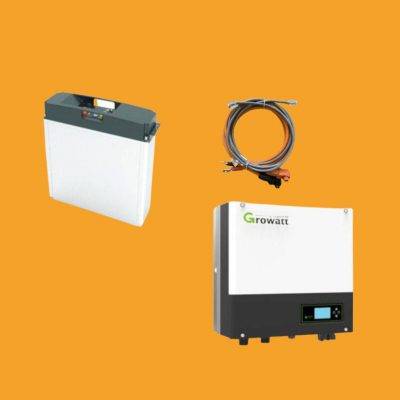 Growatt 3.6kw Hybrid + 3.3 kWh Growatt battery storage – Solar Battery ...